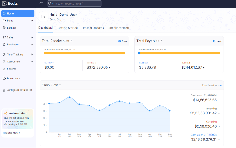 Zoho Books Accounting Review 2025: Pricing & Plans