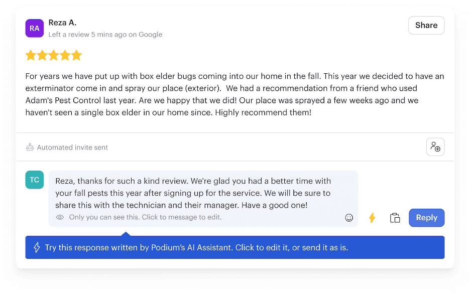 Podium Texting Review and Pricing in 2025 | business.com
