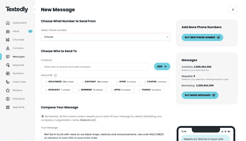 The Best Text Message Marketing Services of 2024 - business.com
