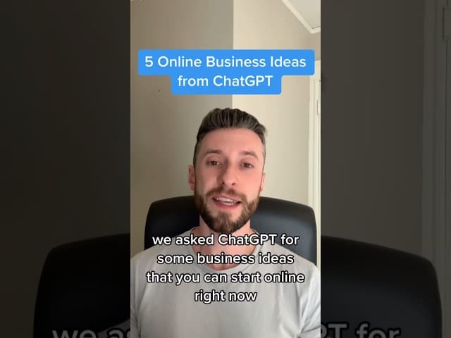 ChatGPT Online Business Plan: How to Use AI to Start Company