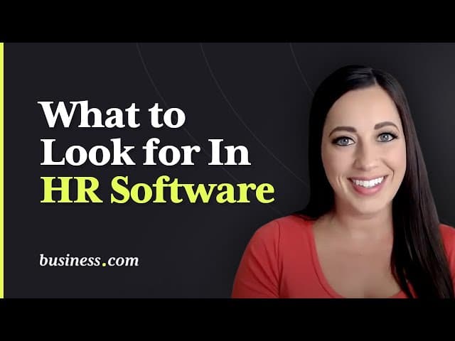 The Best HR Software of 2025- business.com
