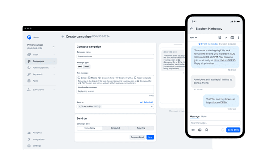 SimpleTexting Review and Pricing in 2025 | business.com